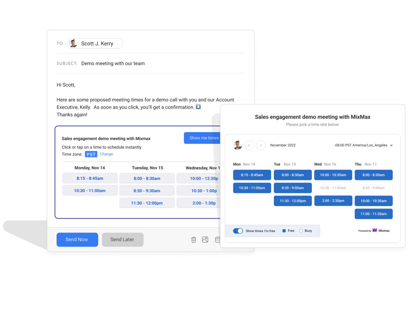 [Infographic] The Science of Booking More Sales Meetings | Mixmax